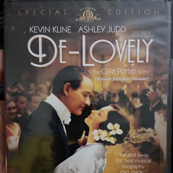 MGM | Media | De Lovely By Kevin Kline And Ashley Judd Dvd | Poshmark